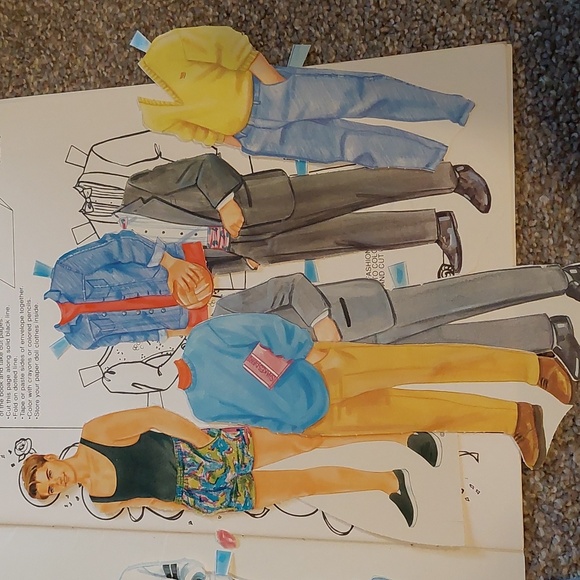 Golden Books | Toys | Vintage Paper Doll Bundle | Poshmark